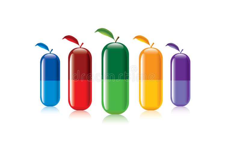 Capsules Color Stock Illustrations – 5,121 Capsules Color Stock ...
