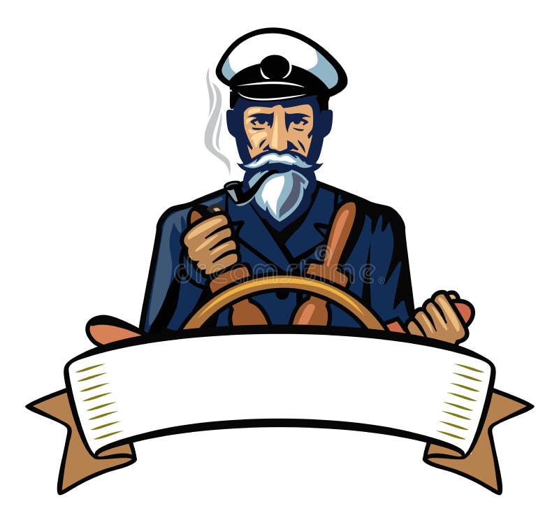 Color captain icon stock vector. Illustration of hero - 69988811