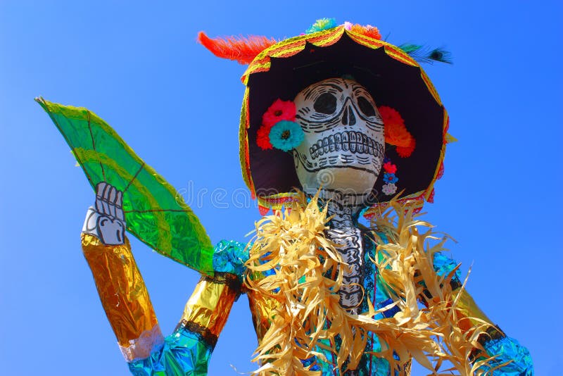 Color catrina stock image. Image of bones, ghost, devil - 8778357