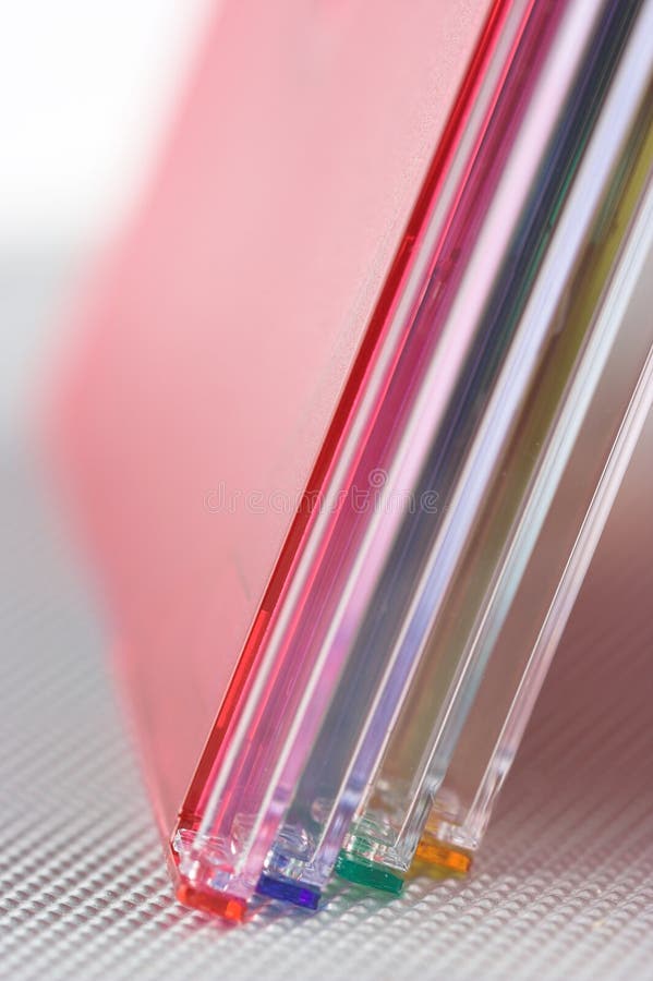 Color cd boxes stock image. Image of storage, package - 8504681