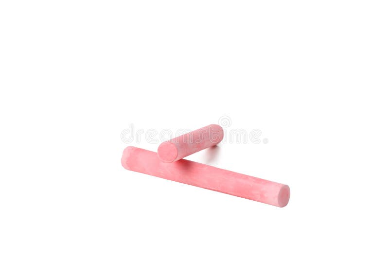 Color Chalk Isolated on White Background, PNG Stock Photo - Image of ...