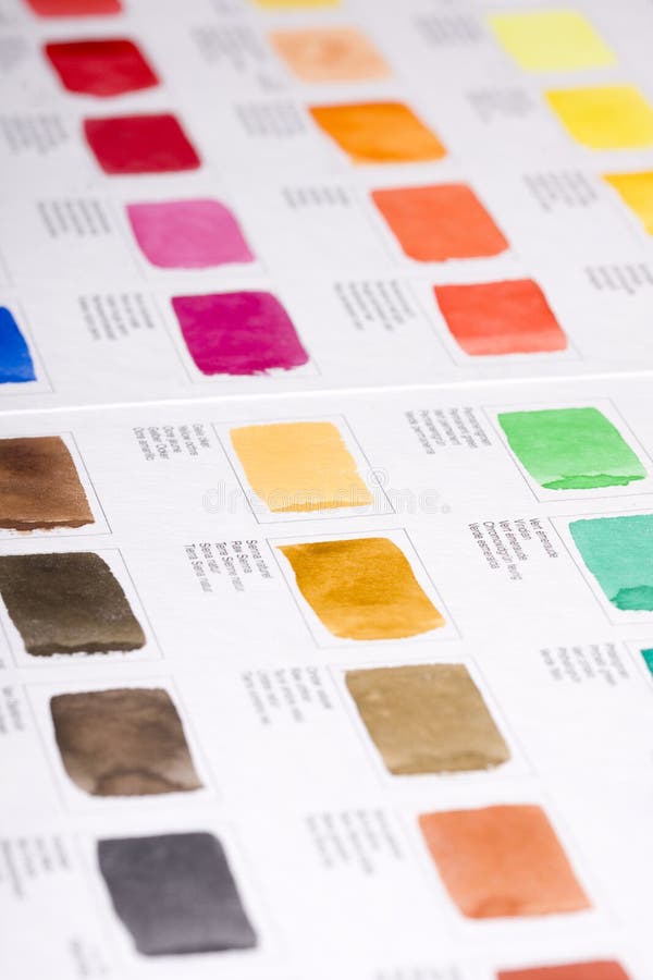 Color chart stock photo. Image of design, pattern, guide - 12468850