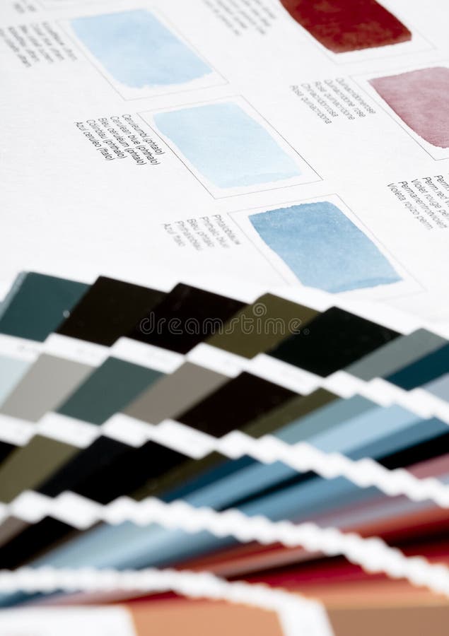Color chart stock image. Image of paint, pattern, catalog - 12570081