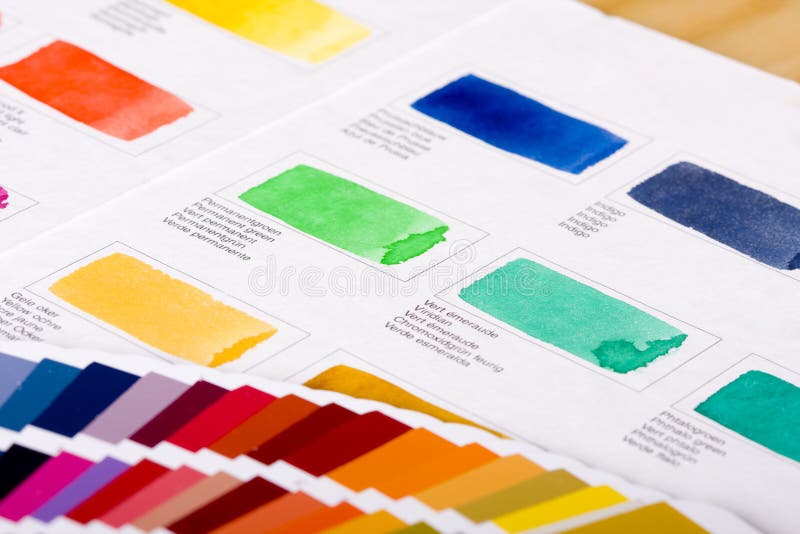 Color chart stock photo. Image of designer, decorator - 13124426