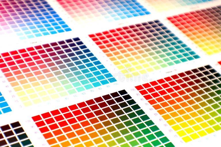 Color chart stock image. Image of color, decide, paint - 2410365