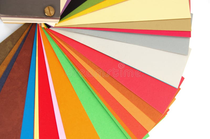 Paper color spectrum stock photo. Image of chart, book - 5421500