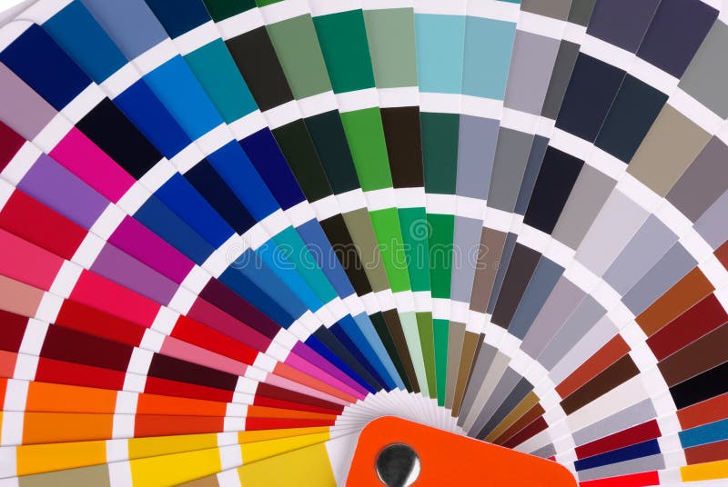 RAL Sample Colors Catalogue Stock Image - Image of coloured, palette ...