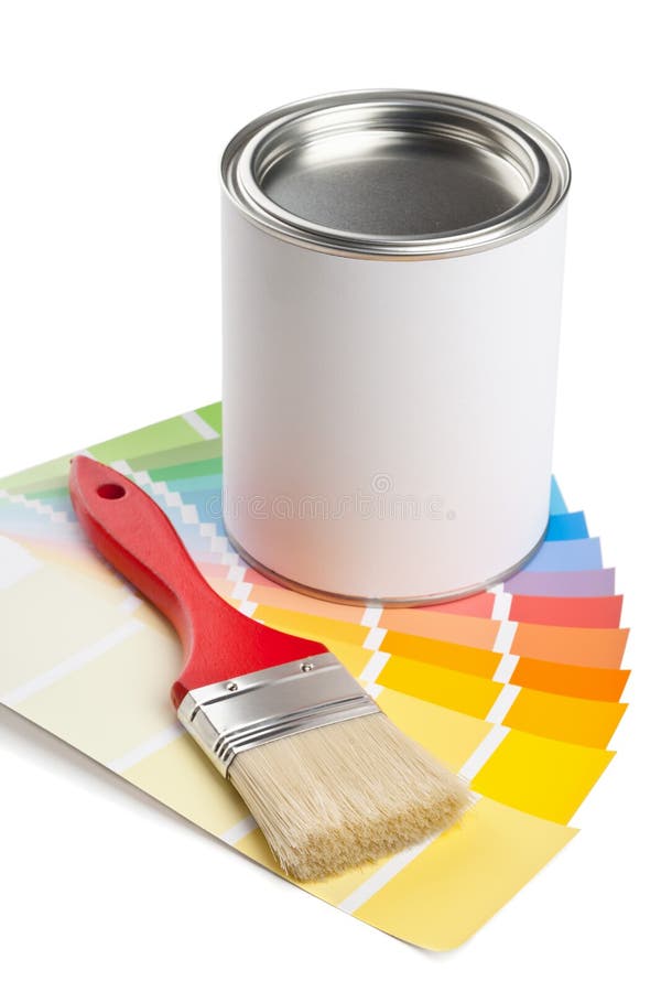 Asian Paint Bucket And Brush