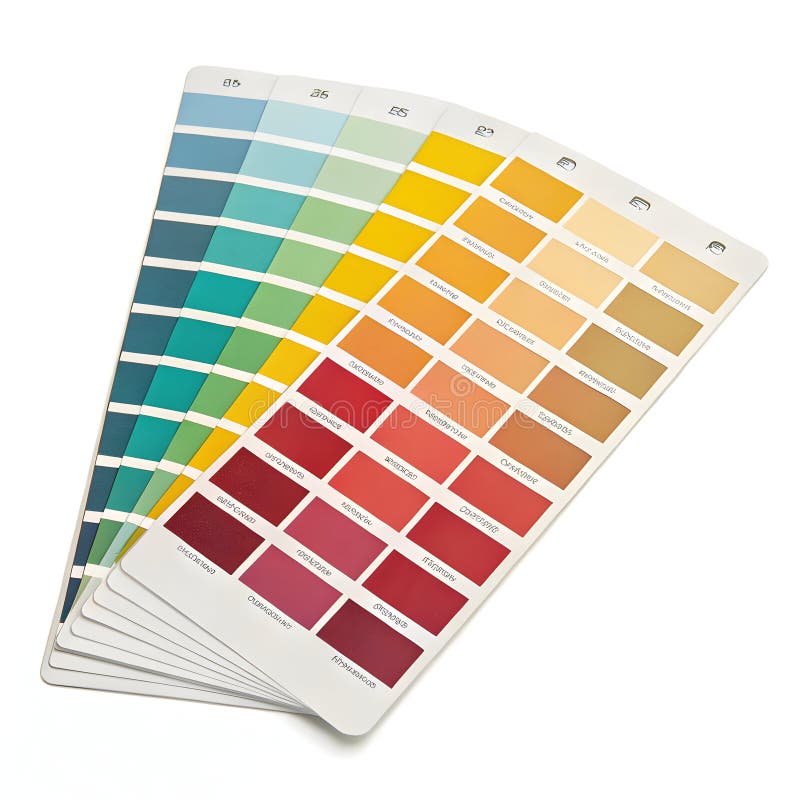 Color Chart Icon Isolated on White Background Stock Illustration ...