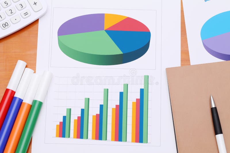 Color Chart Printed Documents Stock Photo - Image of information ...