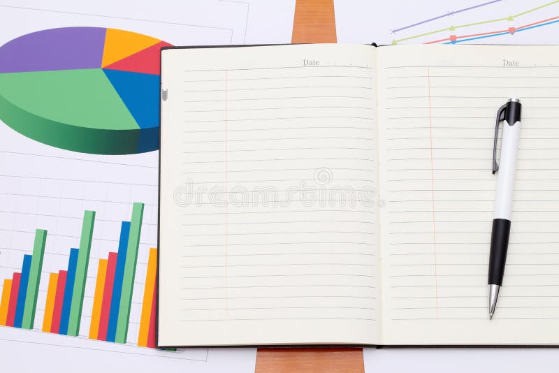 Color Chart Printed Documents Stock Photo - Image of business, finance ...