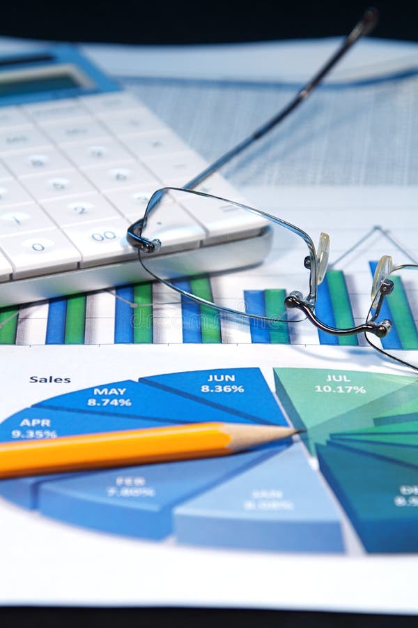 Color Charts stock image. Image of economic, pencil, business - 31614621