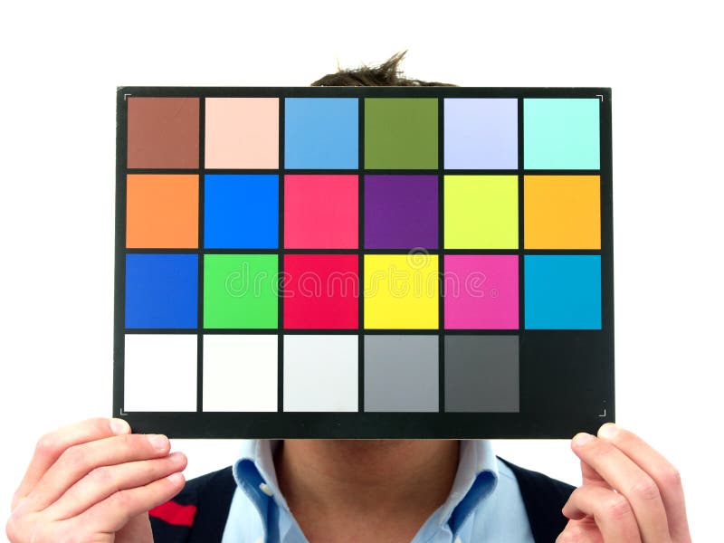 Color checker stock photo. Image of frame, creative, model - 21817280