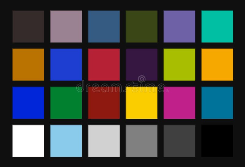 Color samples chip chart stock vector. Illustration of samples - 144655460