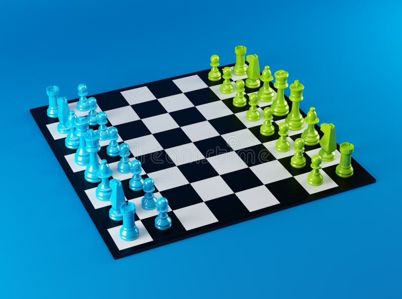 Color Chess Board stock illustration. Illustration of white - 45209490