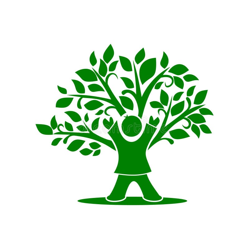 Color Child Tree Icon stock vector. Illustration of abstract - 125173345