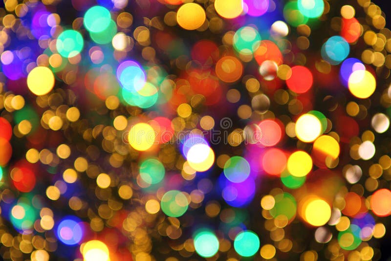 Color Christmas Lights As Nice Background Stock Illustration ...