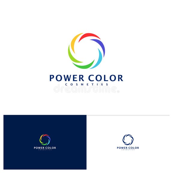 Color Circle Logo Template, Creative Color Logo Design Vector Stock ...