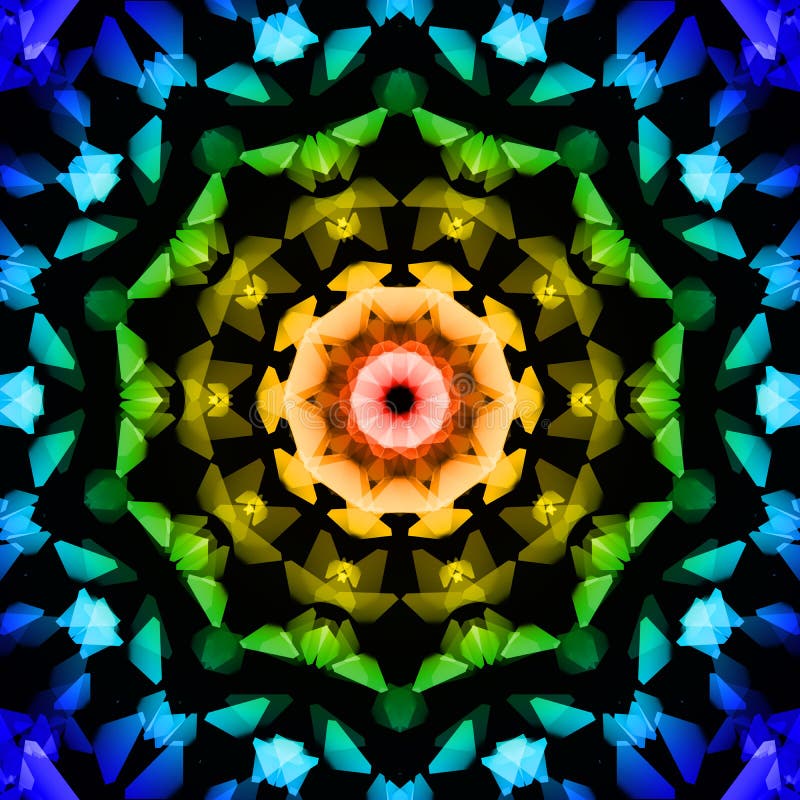 Color Circle Pattern Background Stock Illustration - Illustration of ...