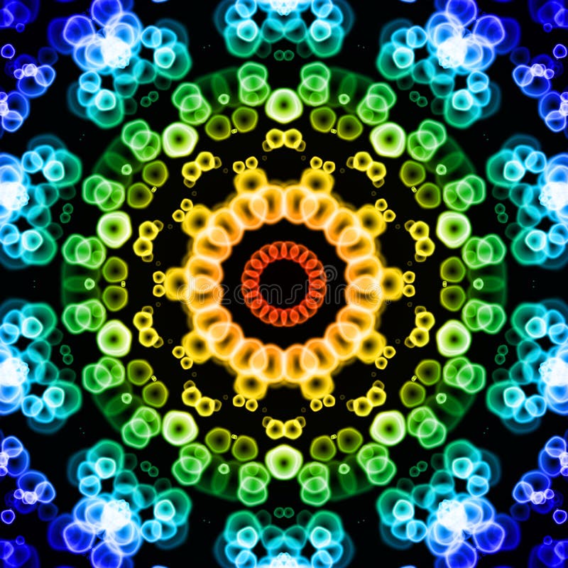 Color Circle Pattern Background Stock Illustration - Illustration of ...