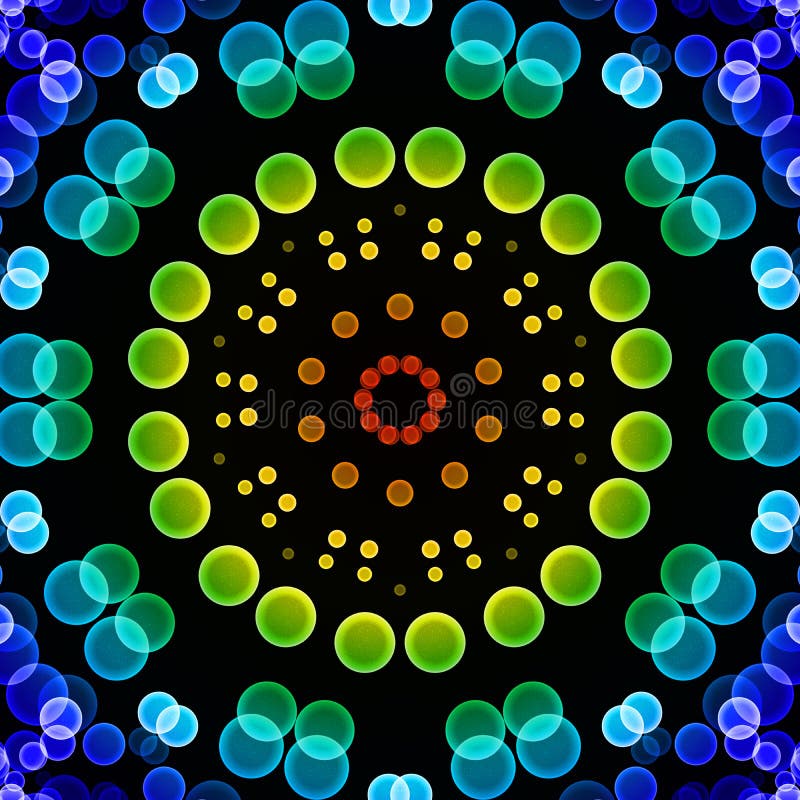 Color Circle Pattern Background Stock Illustration - Illustration of ...