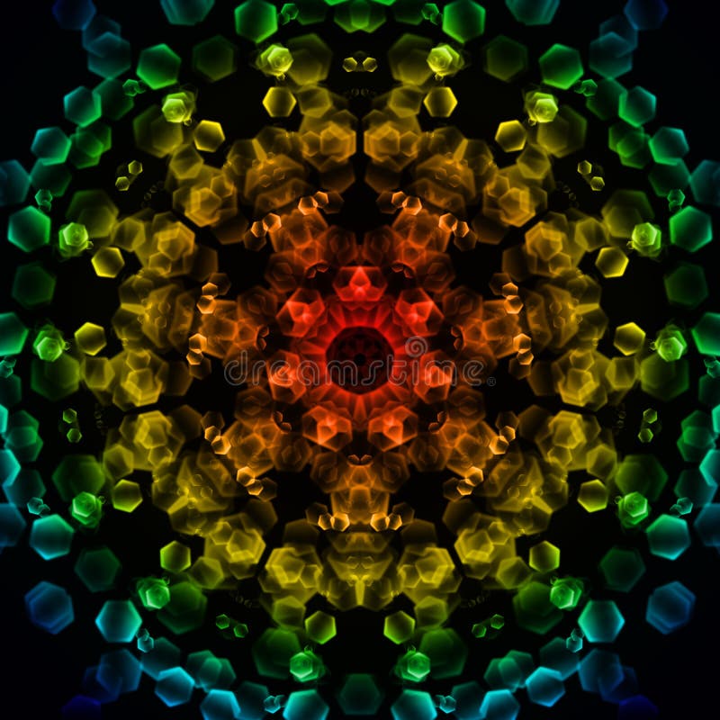 Color Circle Pattern Background Stock Illustration - Illustration of ...