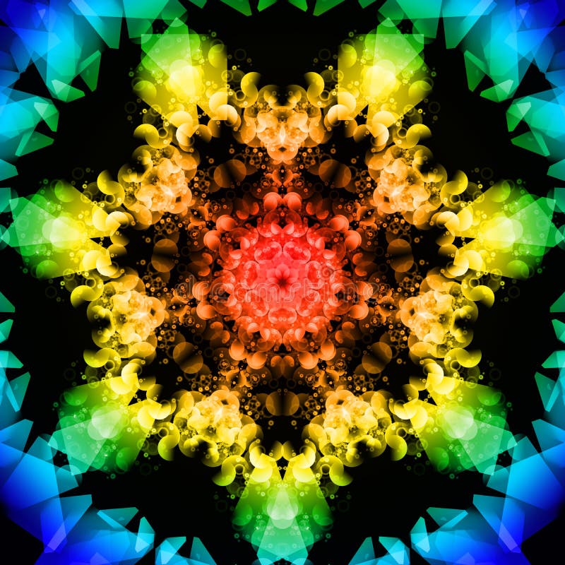 Color Circle Pattern Background Stock Illustration - Illustration of ...