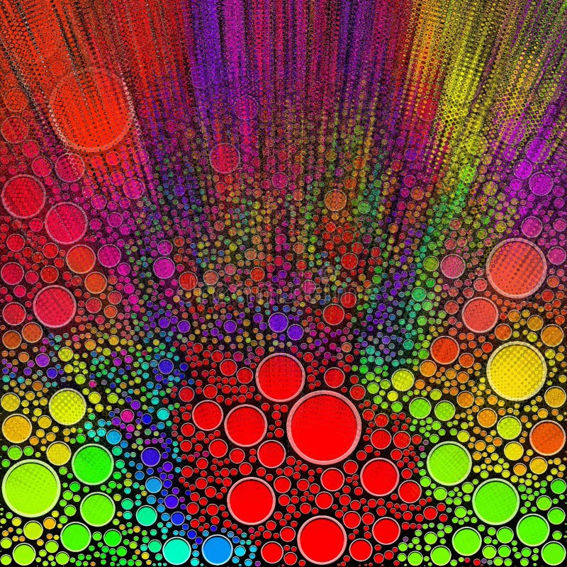 Color Circles Abstract Background Shapes Colours Blurs Stock ...