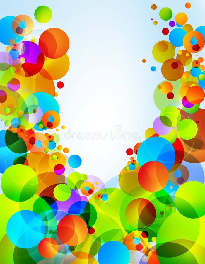 Color Circles Background stock illustration. Illustration of generated ...