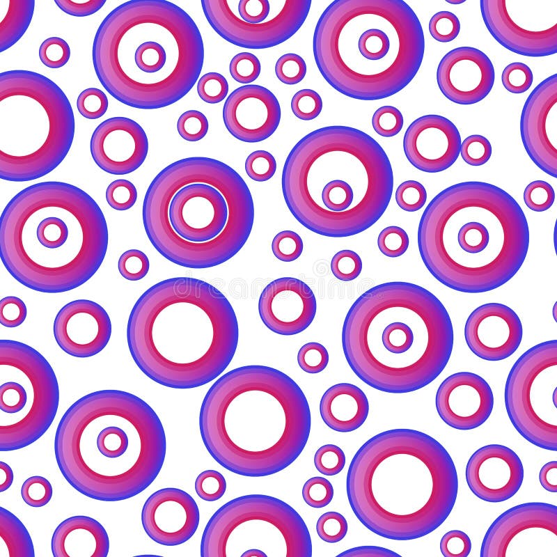 Organic Purple Circles in a Seamless Pattern Tile Stock Vector ...