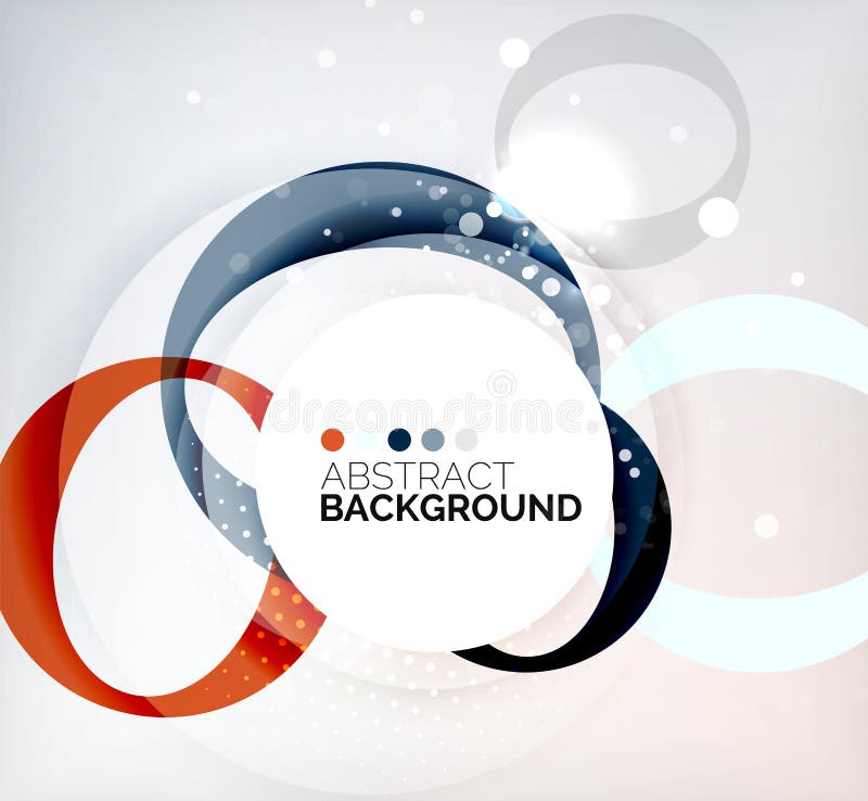 Color circles composition stock vector. Illustration of abstract - 53015070