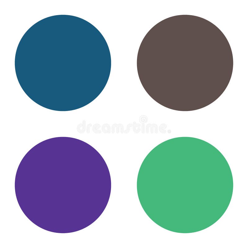 Color Circles Vector Illustration. Circles Design Element, Circles ...