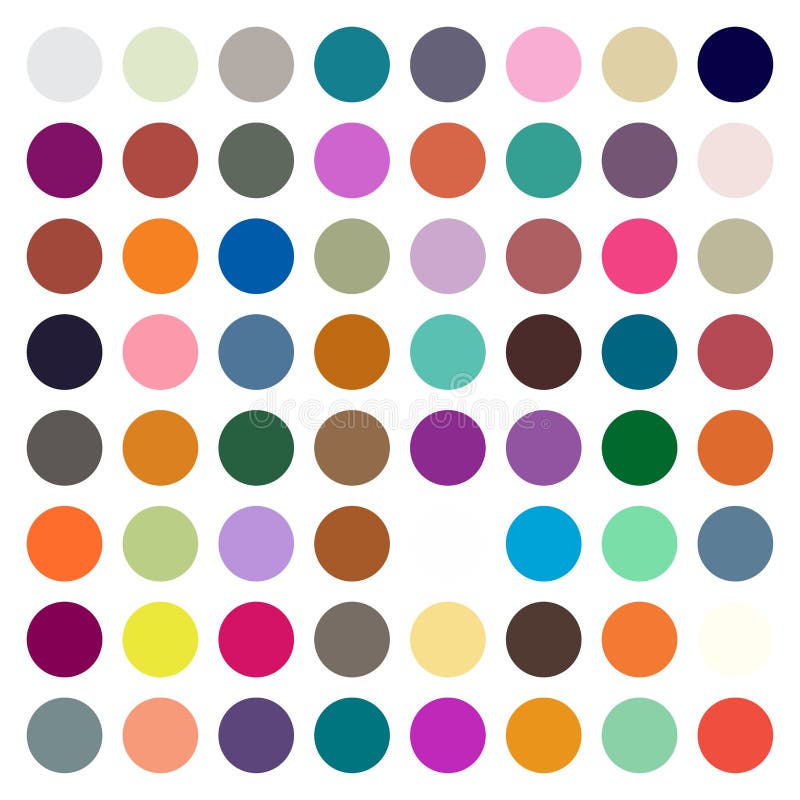 Color Circles Vector Illustration. Circles Design Element, Circles ...