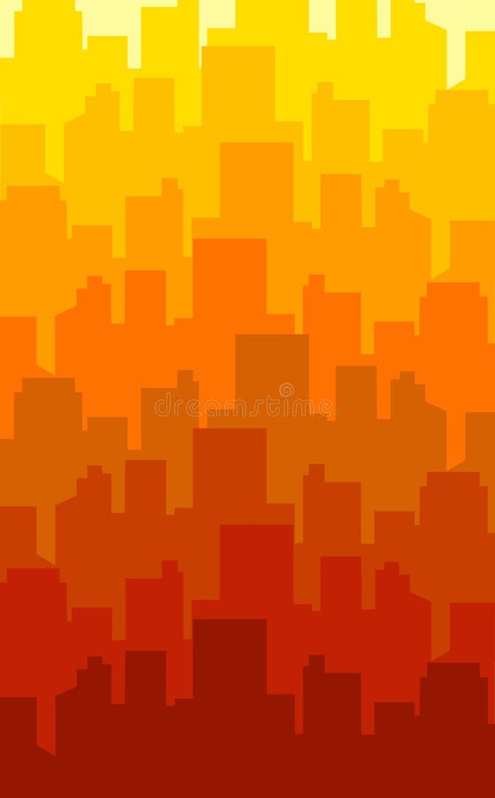 Color city stock illustration. Illustration of outline - 21682732