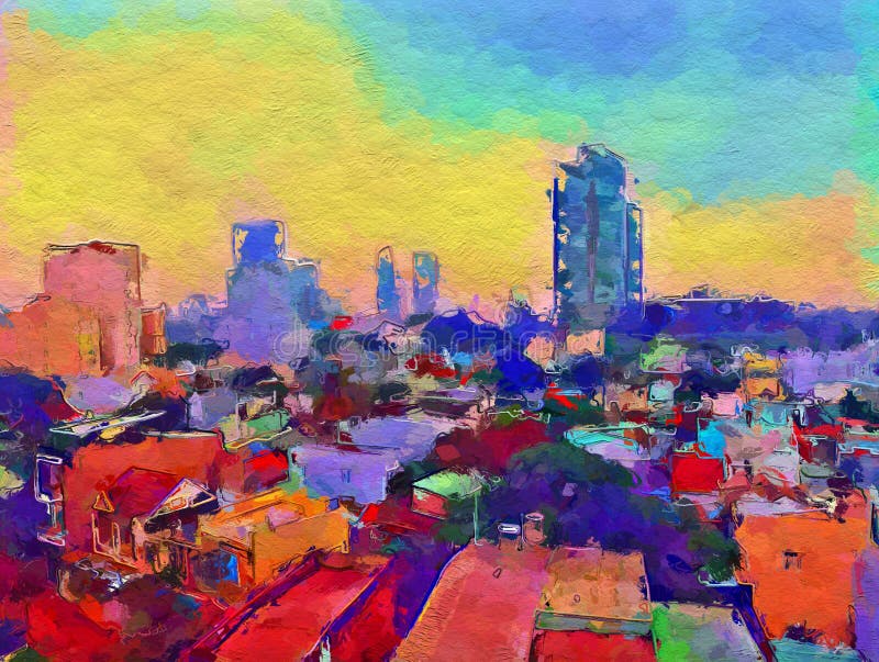 Color cityscape trans stock vector. Illustration of exterior - 141633957