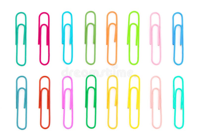 Color Clips of Different Colors with a Gray Calculator on a Brown Matte ...