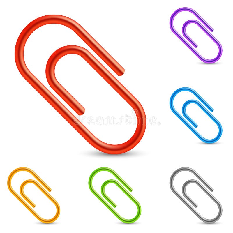 Color clips. stock vector. Illustration of business, office - 42883452