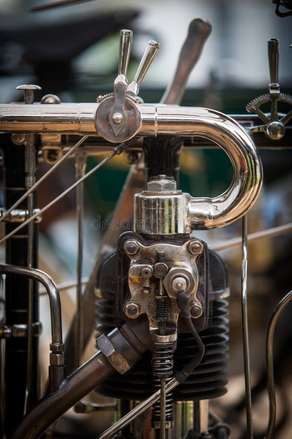 Very old car engine stock image. Image of obsolete, iron - 165376849