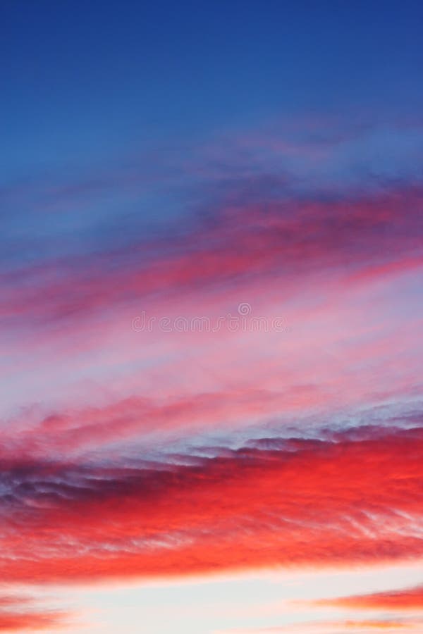 Color clouds stock image. Image of clouds, evening, sunset - 42762405