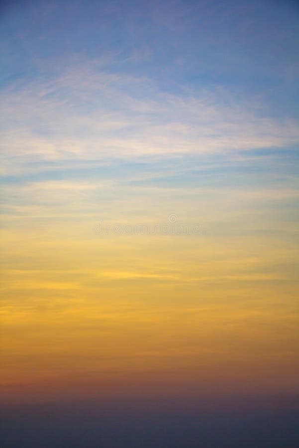 The Color of the Clouds and the Sky Stock Image - Image of grow, drive ...