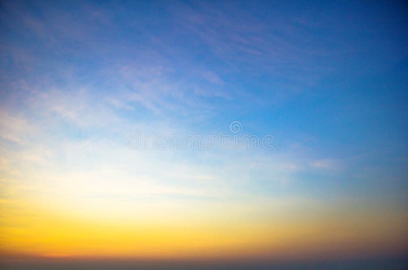 The Color of the Clouds and the Sky Stock Photo - Image of light ...