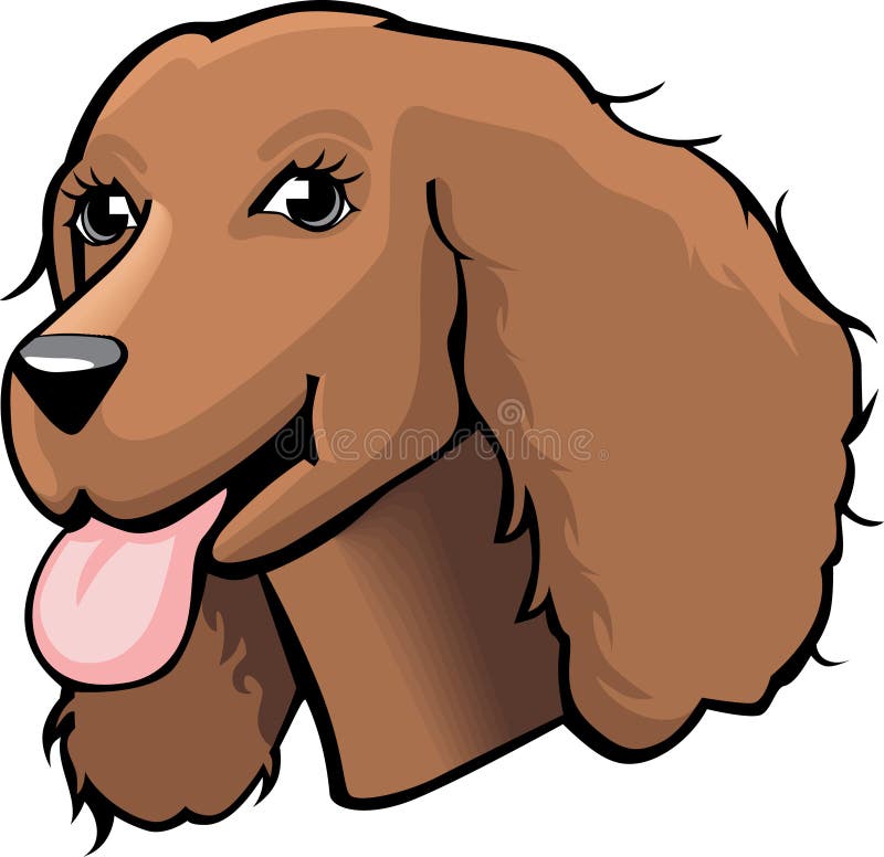 Color Cocker Spaniel Cartoon Stock Vector - Illustration of cocker ...