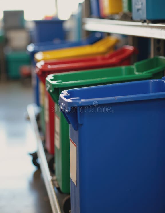 Color-coded Bins for Efficient Materials Sorting in a Clean Environment ...