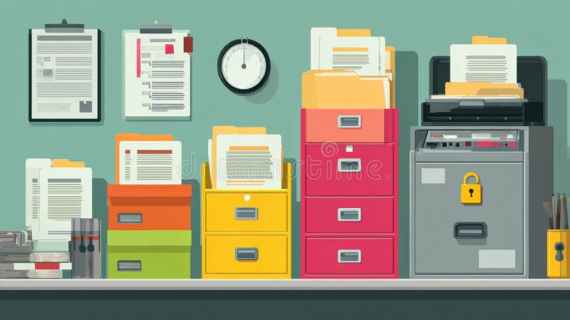 Color Filing Cabinets Stock Photos - Free & Royalty-Free Stock Photos ...