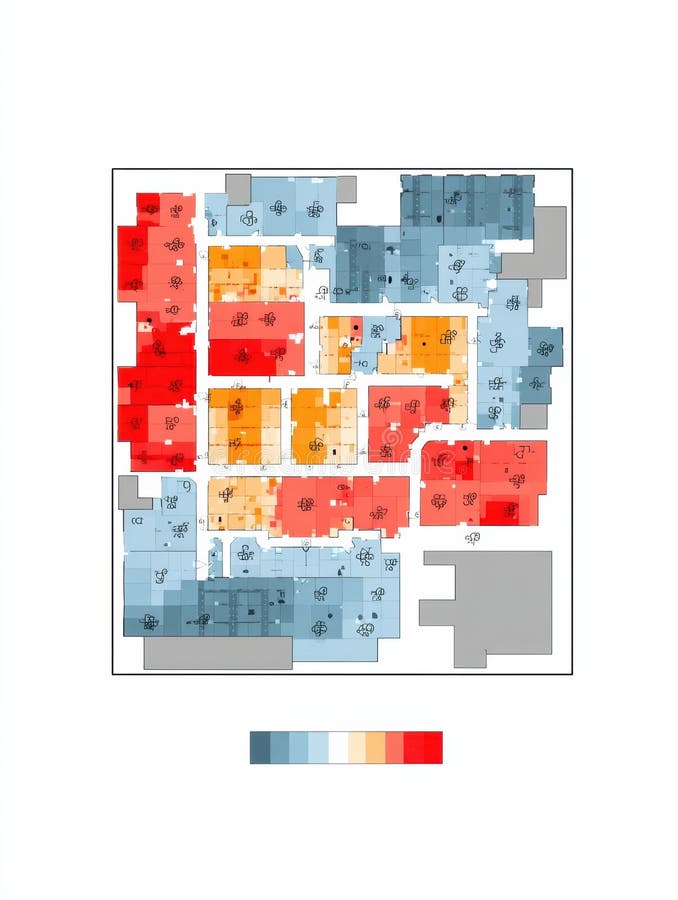 Study Area Map Showing Distribution Different Species Stock Photos ...
