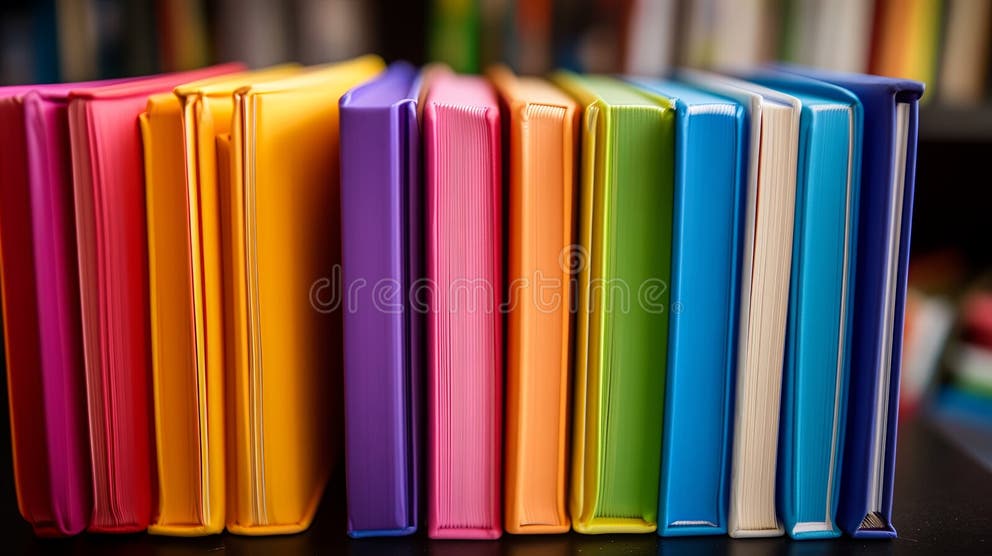 Color-Coded Notes: Notebooks with Sections Highlighted in Different ...