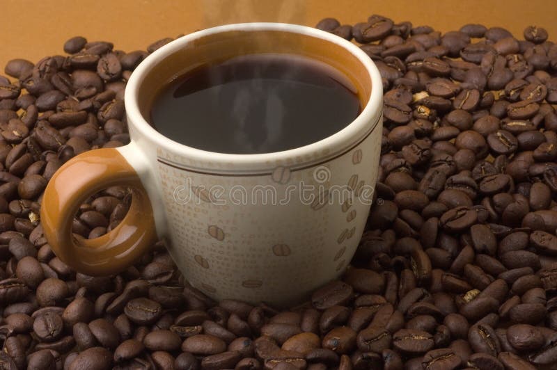 Color coffee stock image. Image of coffee, grain, espresso - 27622277