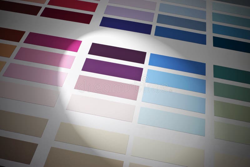 Color Colors Chart Pallet Scheme Background Stock Photo - Image of ...