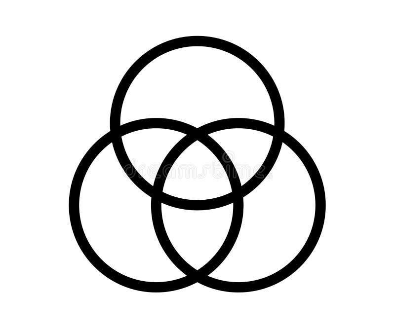 Color Combination Theory Single Isolated Icon with Outline Style Stock ...