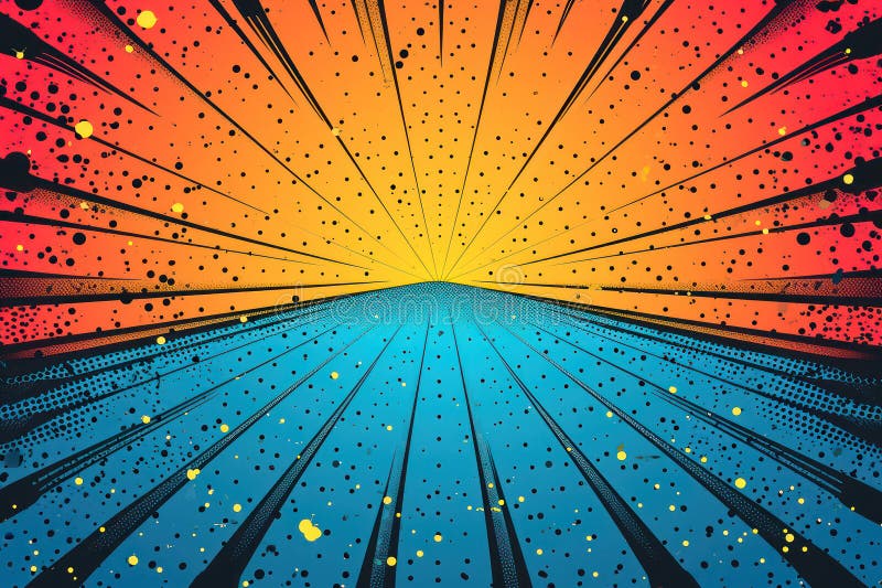 Color Comics Cartoon Design Background Extreme Closeup. Generative AI ...
